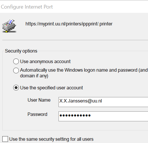 Printers: IPP printen via Windows | UU Handleidingen