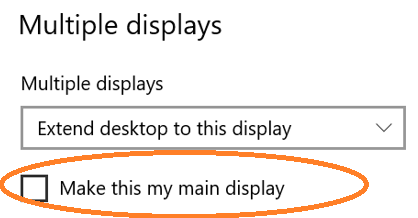 Setting up multiple displays (Windows 10) | UU Manuals